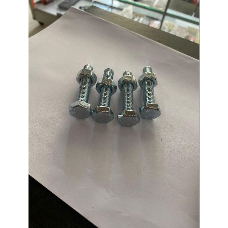 Jual BAUT MUR PUTIH BMP M10 X 50 MM ( KUNCI 17 ) | Shopee Indonesia