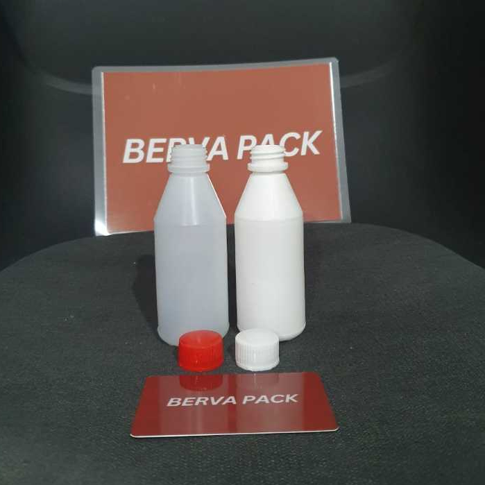 Jual BERVA - Botol 50 ml 50 cc HDPE Alkohol Ethanol Resin Cairan Obat ...