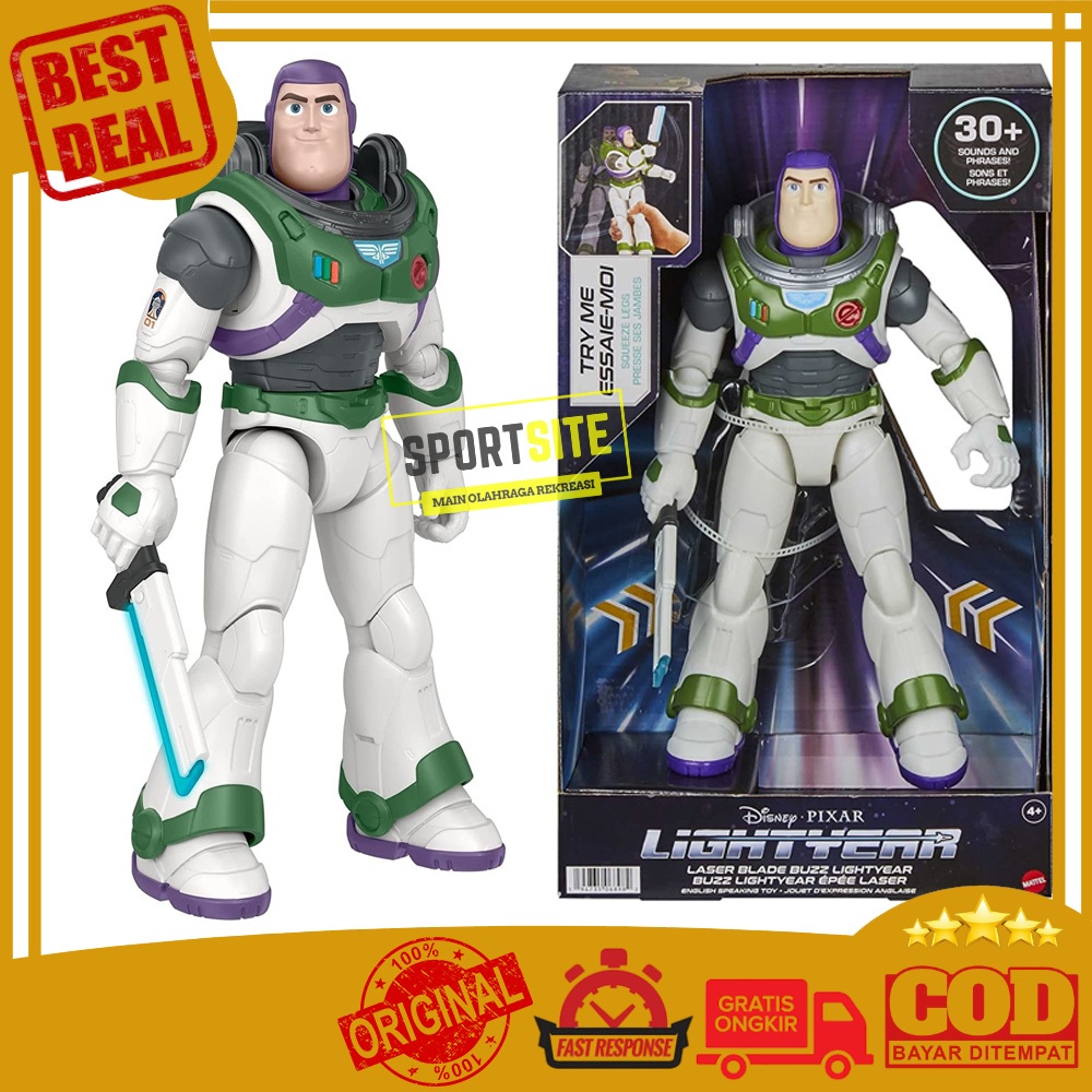 Jual Disney Pixar Lightyear Laser Blade Buzz Lightyear Mainan Anak ...