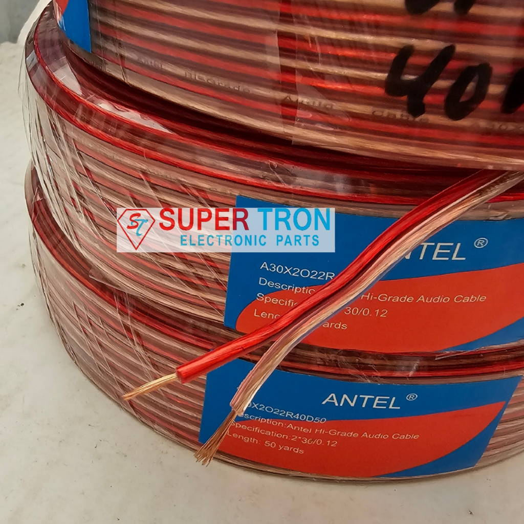Jual Kabel Audio Speaker Transparan Serabut 2x30 - 1meter | Shopee ...
