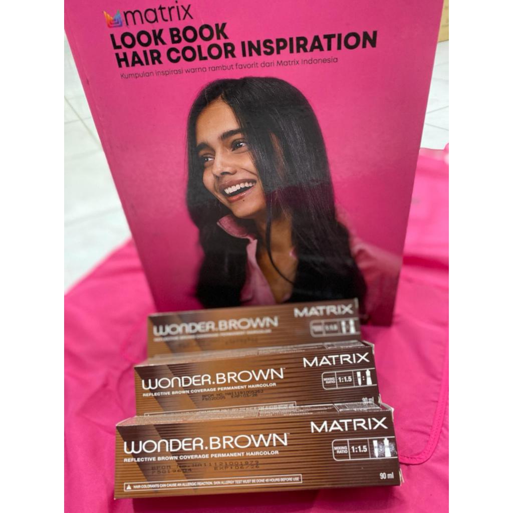 Jual Cat rambut matrix wonderbrown 90ml | Shopee Indonesia