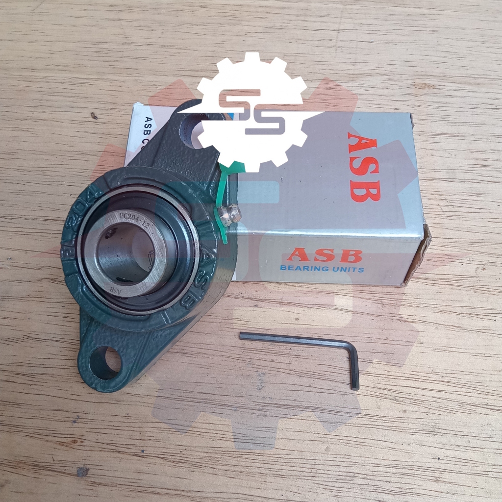 Jual Pillow Block Bearing UCFL 204 - 12 ASB Diameter As 19 mm UCFL 204-12 | Shopee Indonesia