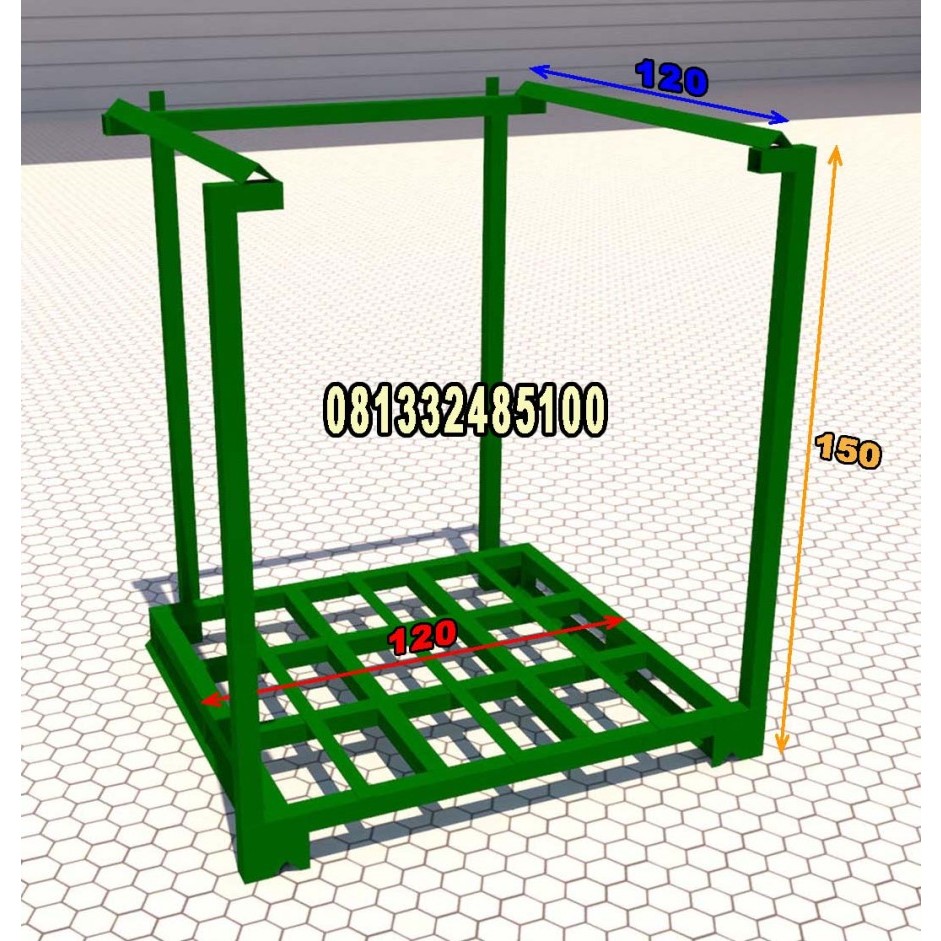 Jual Stacking Rack Pallet (Rak Susun) | Shopee Indonesia
