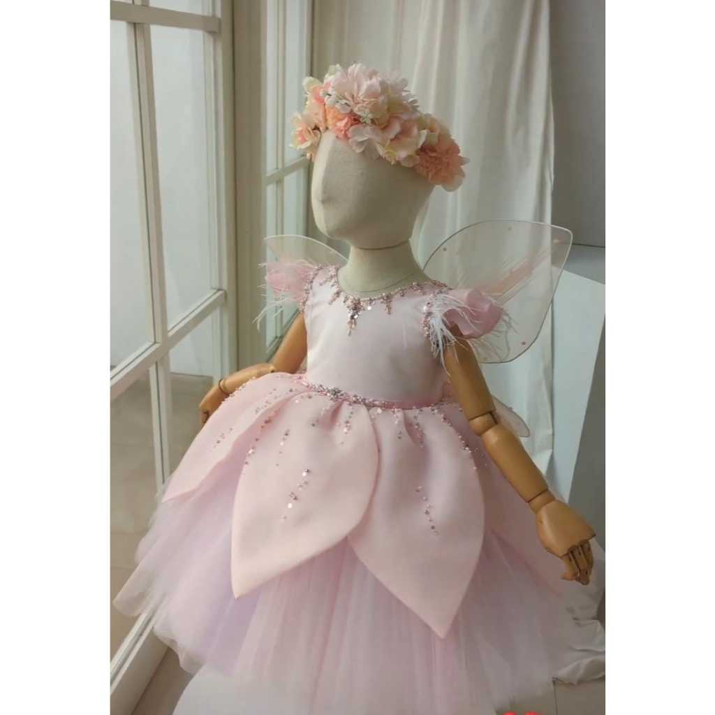Jual Fairy dress warna dan model sesuai contoh + sayap | Shopee Indonesia