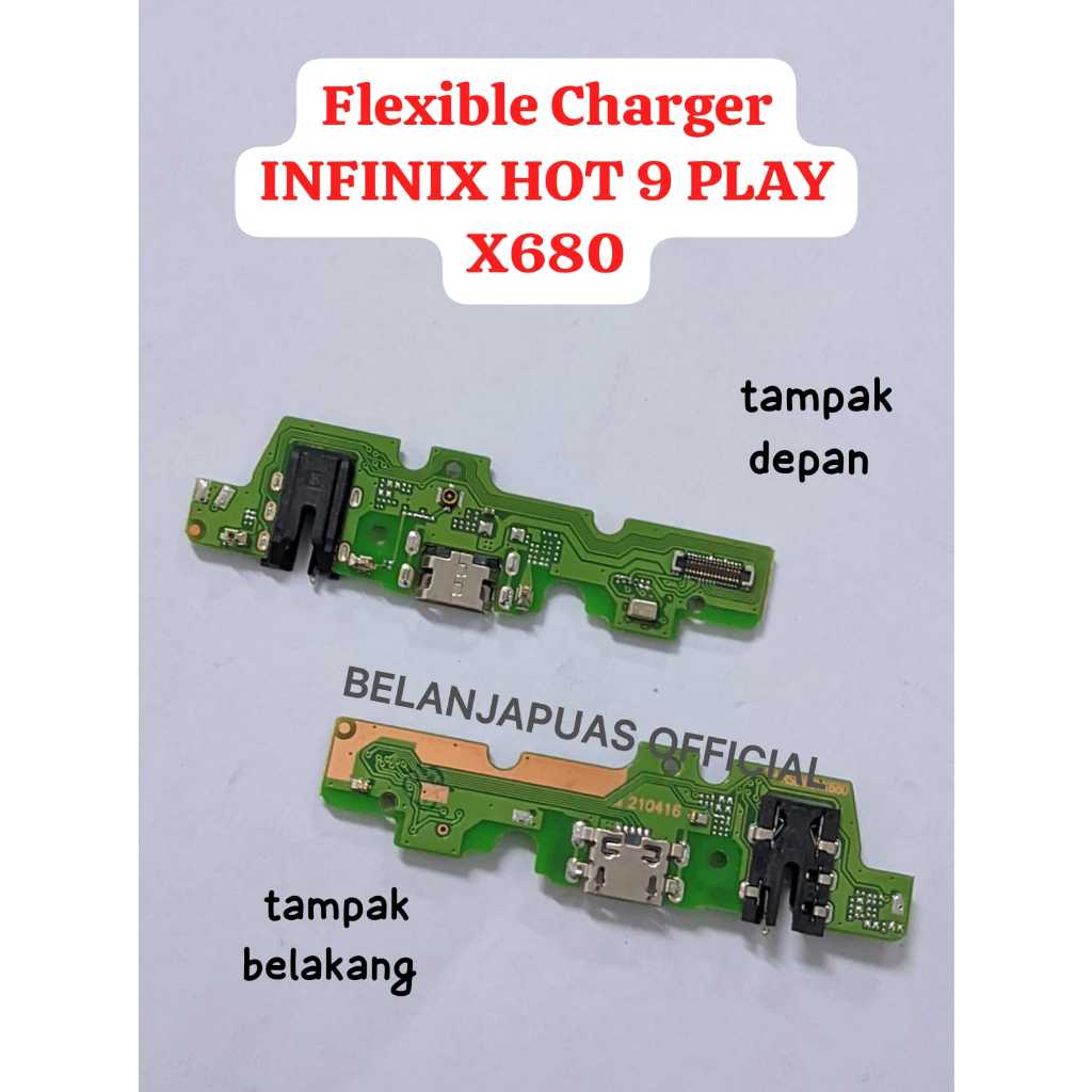 Jual Flexible Fleksibel Konektor PCB Papan Cas Charger INFINIX HOT 9 PLAY X680 ORI | Shopee ...