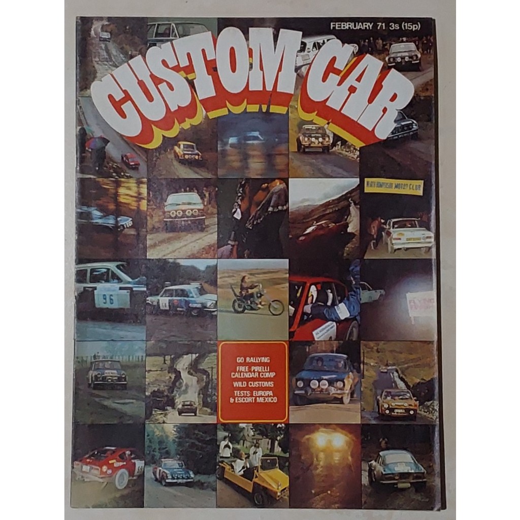 Jual UK VINTAGE CAR MAGAZINE - CUSTOM CAR February 1971, Triumph TR ...