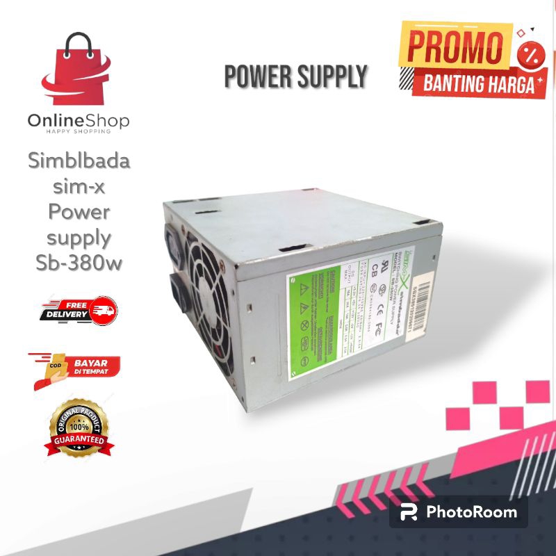 Jual Power Supply 380 watt Simbada 380W psu komputer Murah Original | Shopee Indonesia
