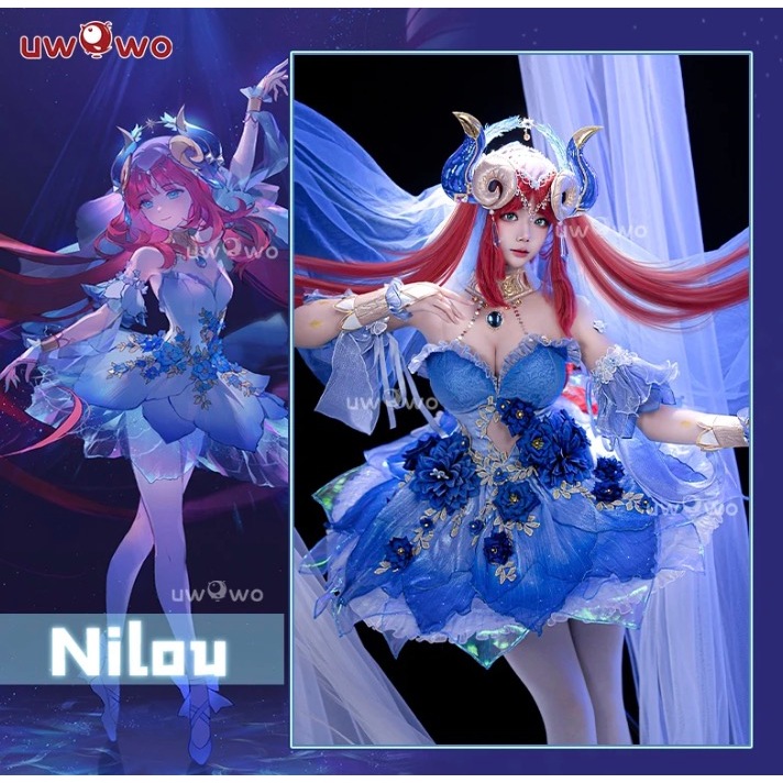 Jual PRE-SALE UWOWO Genshin Impact Fanart Nilou Ballet Dress Cosplay ...