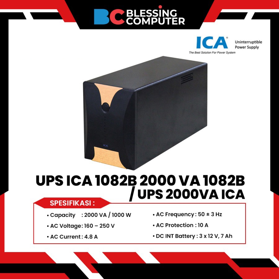 Jual UPS ICA 1082B 2000 VA 1082B/ UPS 2000VA ICA | Shopee Indonesia