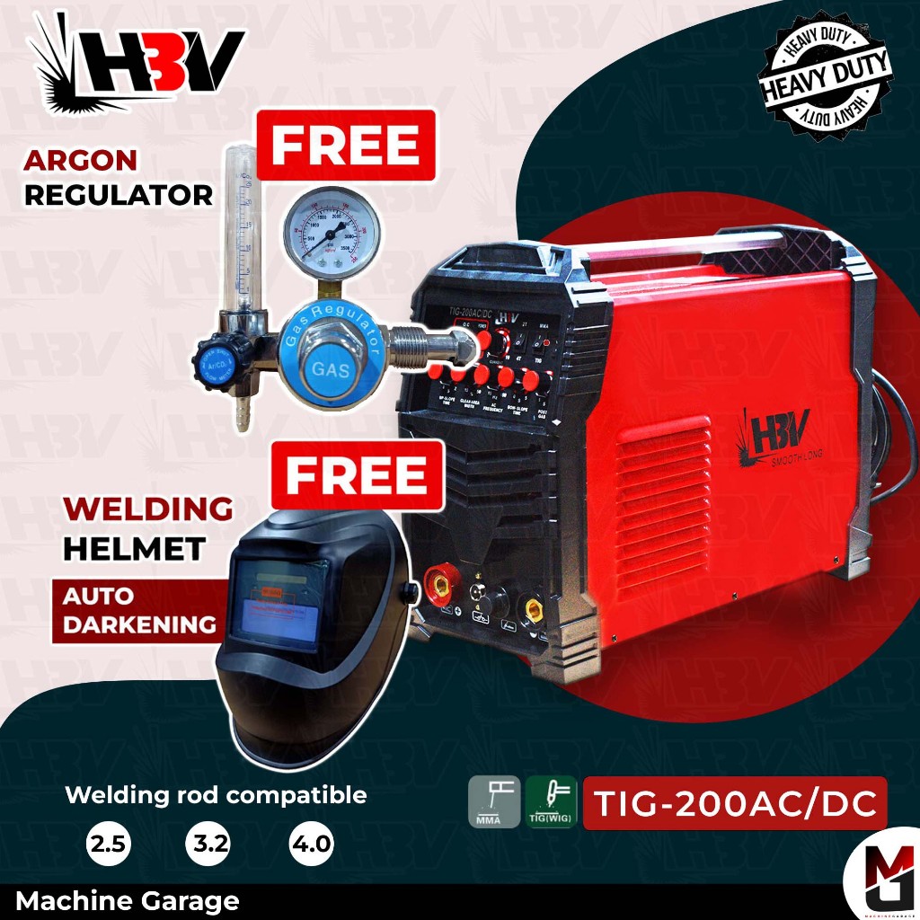 Jual Mesin Las TIG Aluminium ACDC TIG 200 HBV | Shopee Indonesia