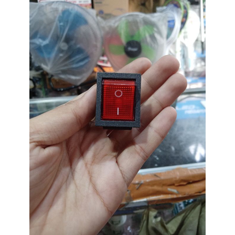 Jual Switch Rocker Saklar On Off 6Pin kotak 16A 250V 20A 125V 31MM×25MM ...