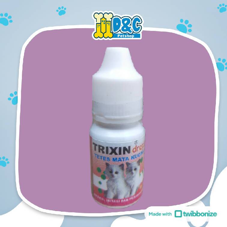 Jual TRIXIN CAT 10ML - OBAT TETES UNTUK IRITASI MATA DAN HIDUNG BERAIR ...
