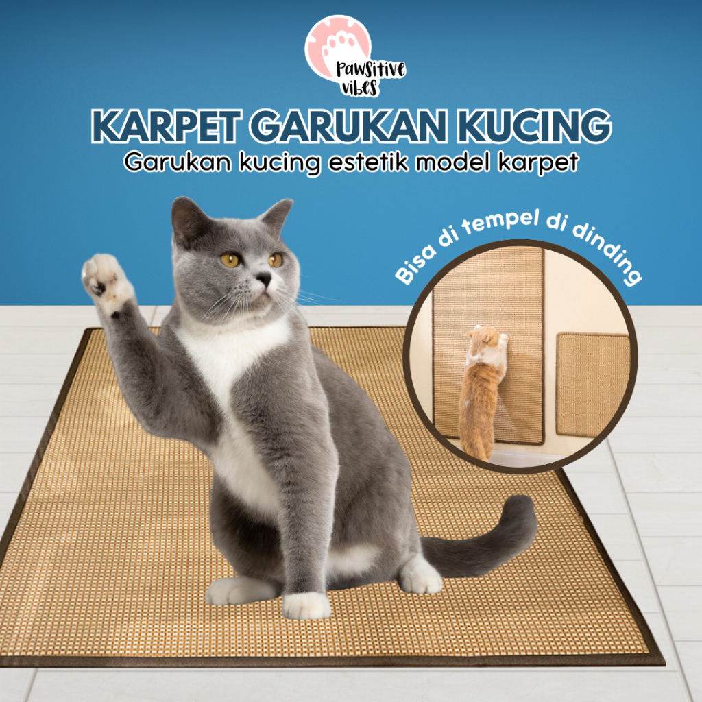 Jual KARPET GARUKAN KUCING ANTI SLIP - Karpet Tahan Terhadap Cakaran ...