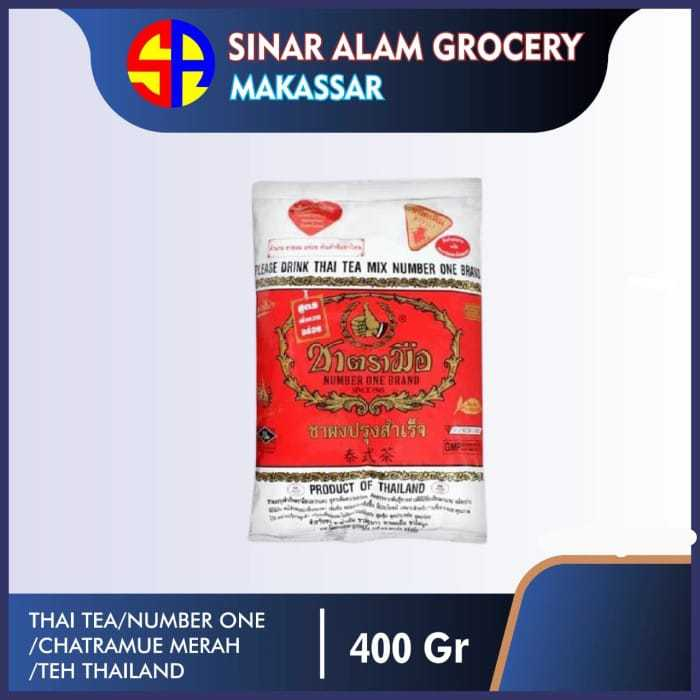 Jual THAI TEA/NUMBER ONE/CHATRAMUE MERAH 400g/TEH THAILAND | Shopee ...
