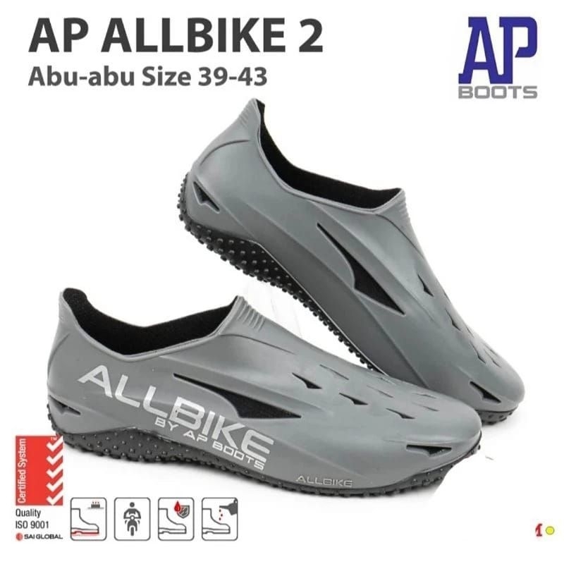 Jual Sepatu ALLBIKE AP Boots /sepatu anti air | Shopee Indonesia