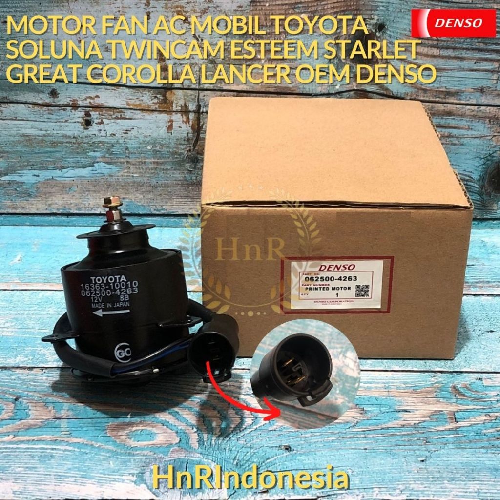 Jual Motor Fan Radiator AC Mobil Toyota Soluna Twincam Esteem Starlet ...