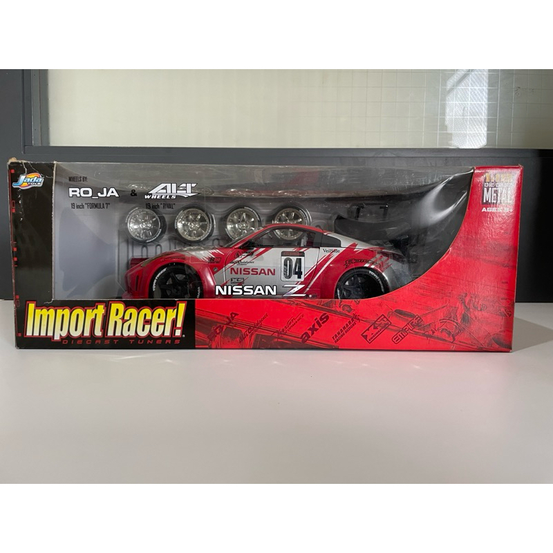 Jual Diecast Jada Import Racer 1:18 Nissan 350Z Double Wheels | Shopee ...