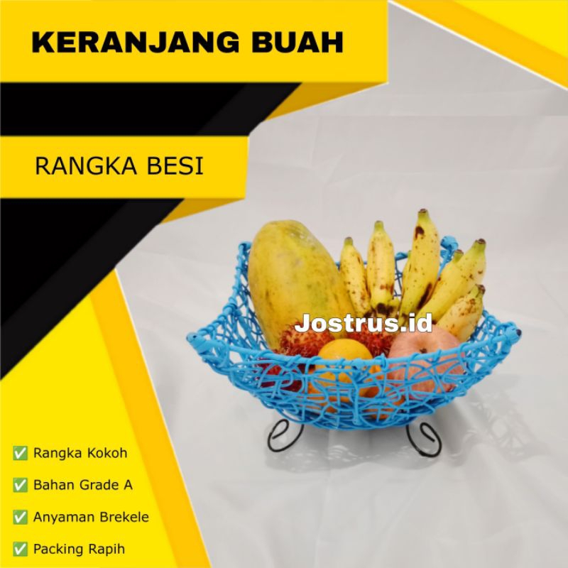 Jual Keranjang Tempat Buah Rotan Sintetis / Parcel Hidangan Buah-Buahan ...