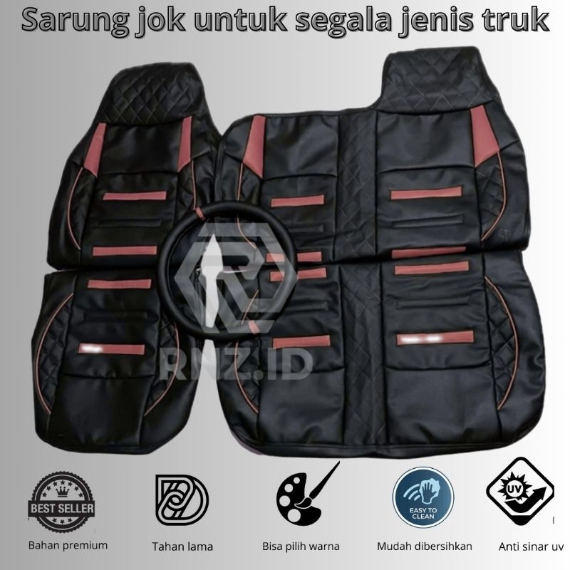 Jual sarung jok mobil truk canter ragasa elf macan elf giga Dyna traga ...