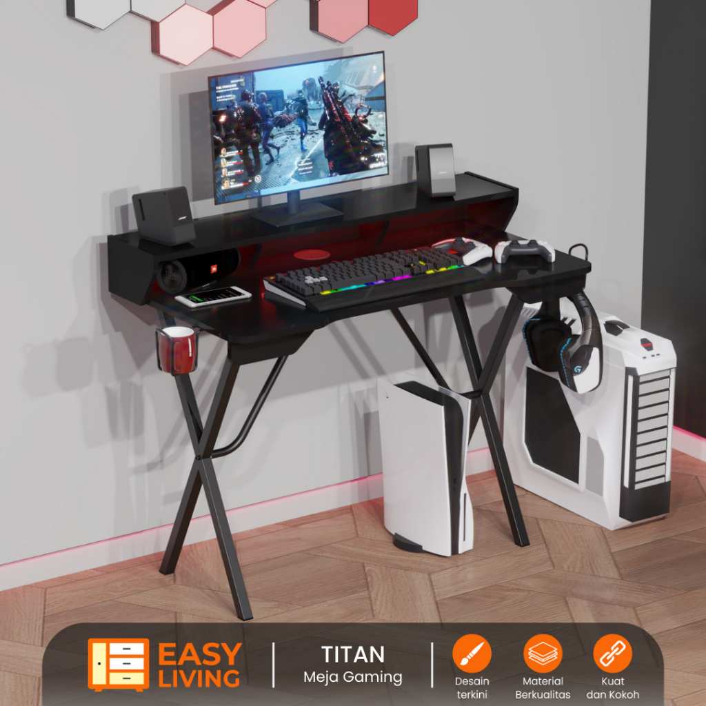 Jual Meja komputer meja gaming meja PC meja kerja kuat minimalis series ...