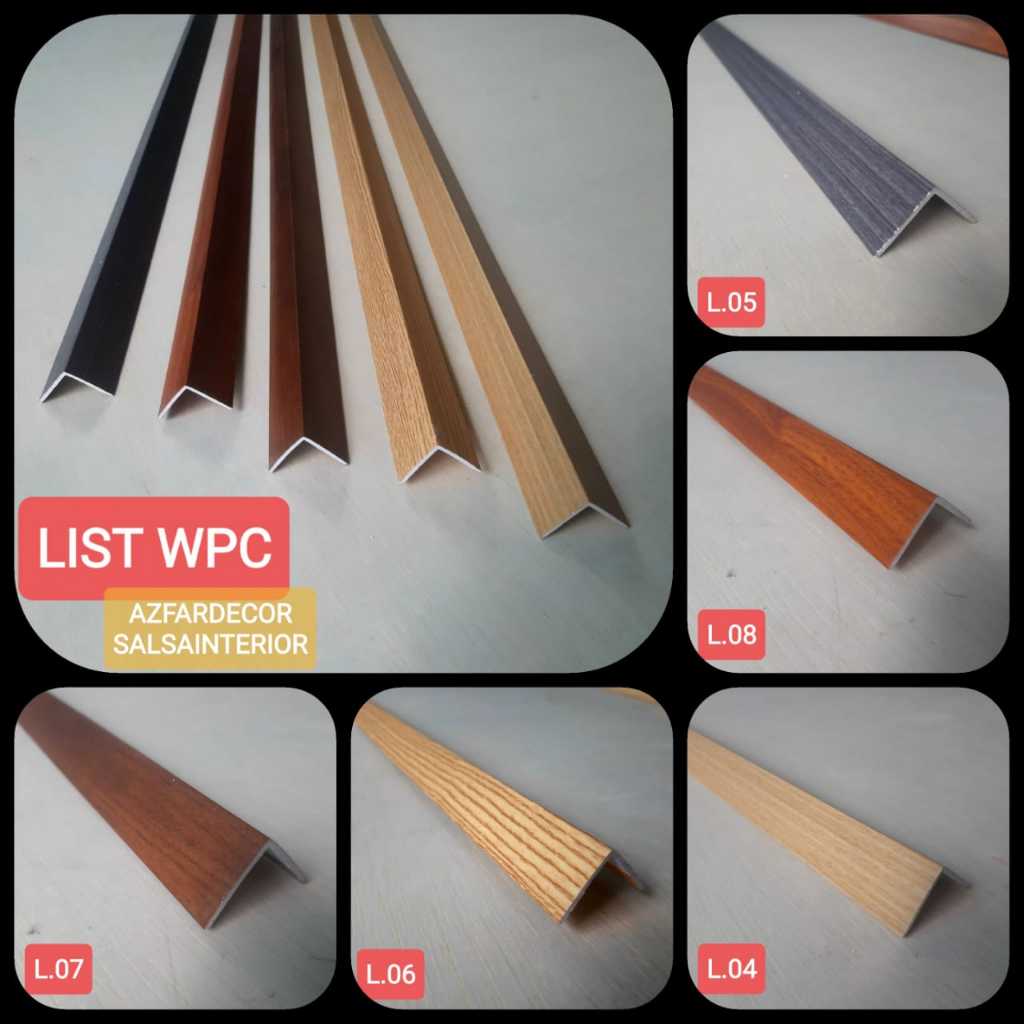 Jual list siku woodpanell siku penutup wpc wallpanel | Shopee Indonesia