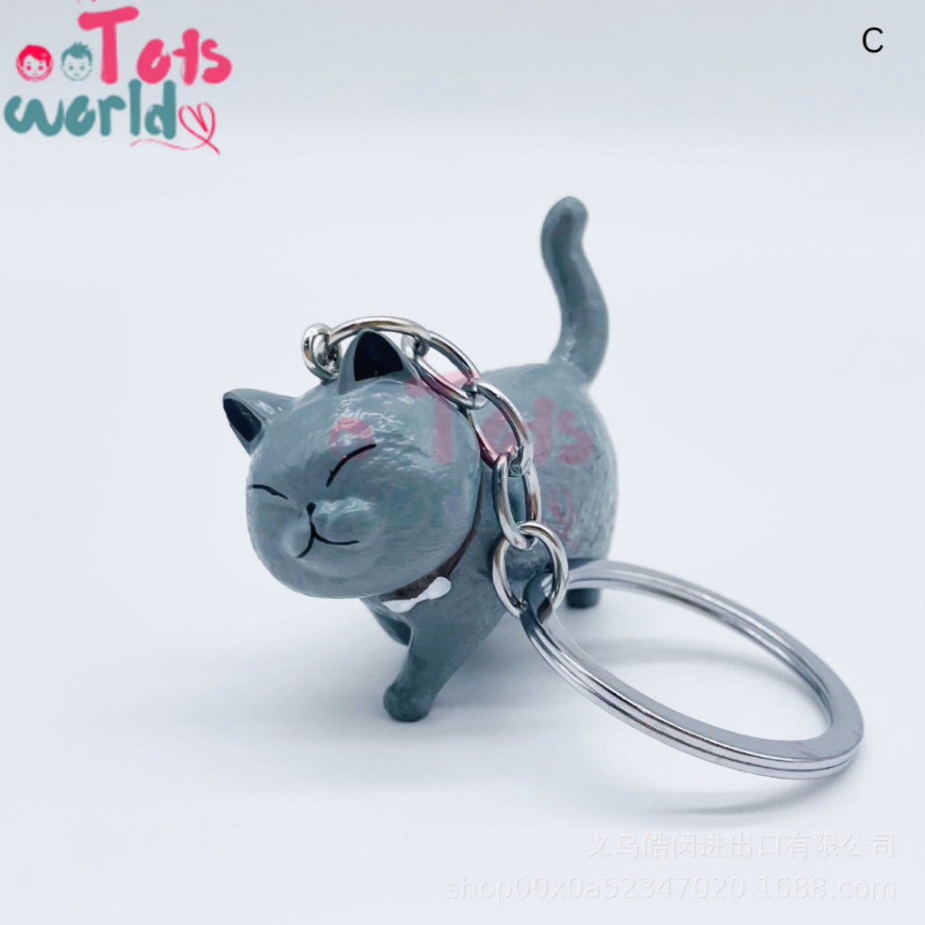 Jual Gantungan kunci kucing box Keychain cat Take Me Away Cute | Shopee ...