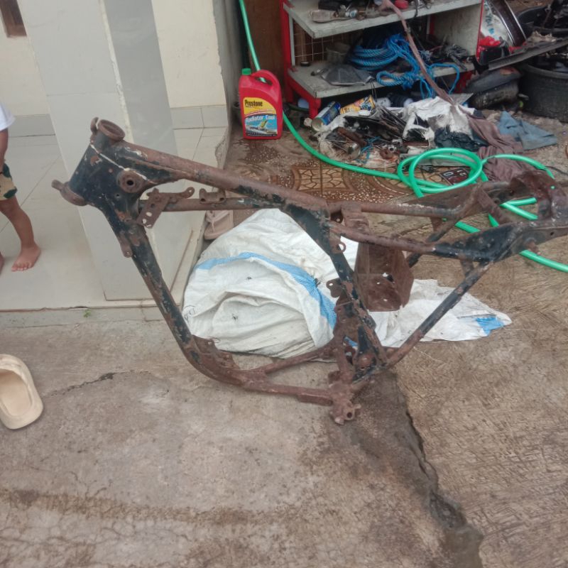 Jual frame Kawasaki Binter merzy bahan modifikasi custom jap style ...