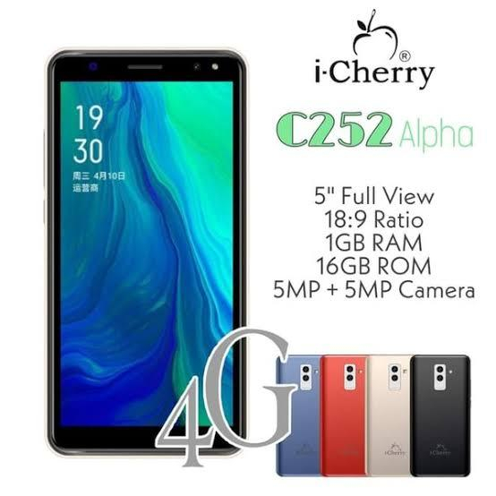 Jual Handphone Android Dual Sim 4G Lte ICHERRY C252 HP New Minus ...