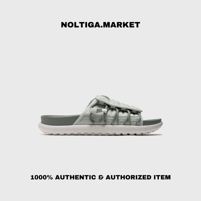 Jual Nike Slide Asuna 2 Grey White Mica Green Original Resmi | Shopee ...