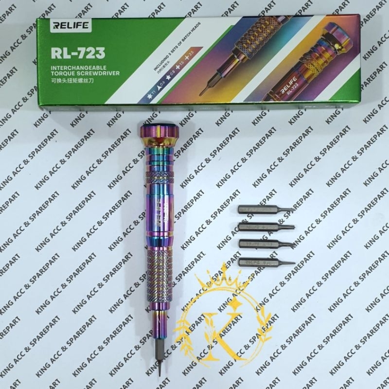 Jual TOOLS SCREWDRIVER SET RELIFE RL-723 5IN1 OBENG SET 5 IN 1 | Shopee Indonesia