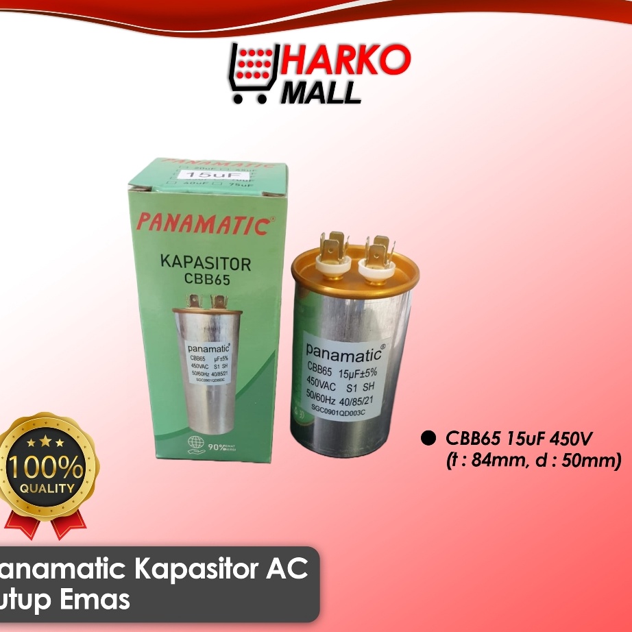 Jual Teknologi untuk Generasi Mendatang KAPASITOR AC GENSET KULKAS 15UF ...