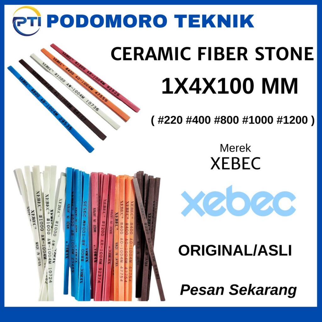 Jual Ceramic Xebec #400 1x4x100 / Ceramic Fiber Stone Merk XEBEC | Shopee Indonesia