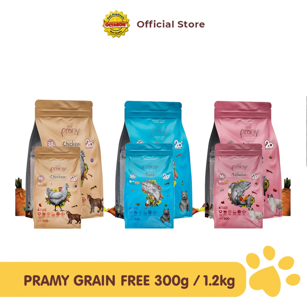 Jual Pramy Cat Dry Food - Grain Free | Makanan Kucing Kering | Shopee ...
