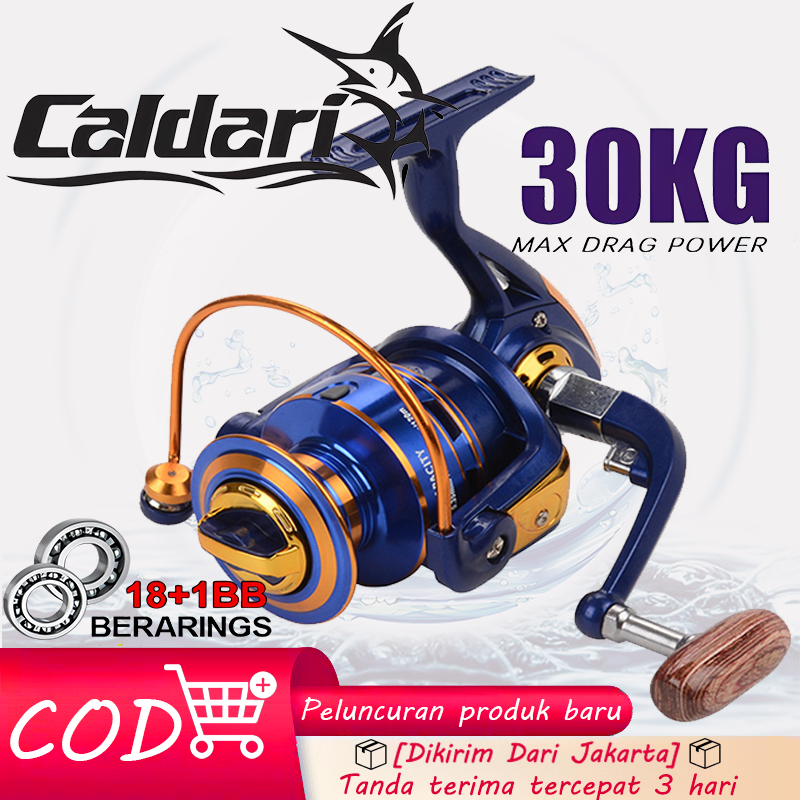 Jual Caldari Reel Pancing Spinning Fishing Reel 1000-7000 Harga ...