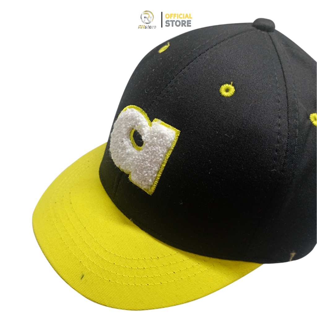 Jual Topi Inisial Dewasa Black Edition Huruf Bordir Towel Topi Lidah ...