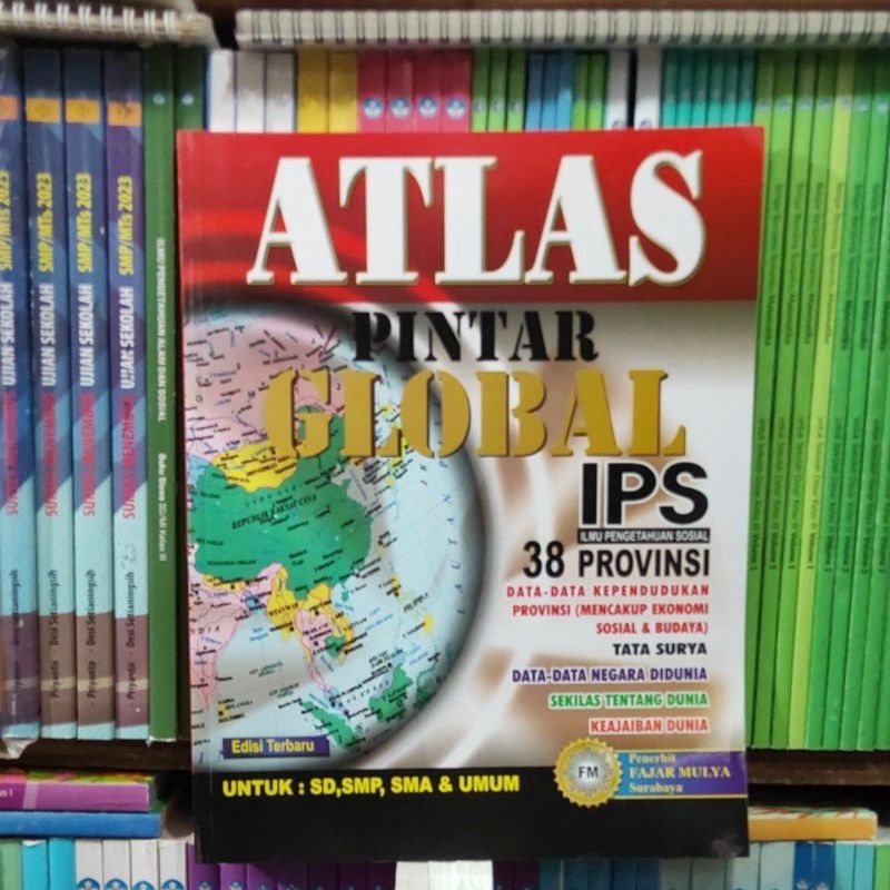 Jual BUKU ATLAS 38 PROVINSI TERBARU - ATLAS DUNIA - ATLAS GLOBAL 38 ...