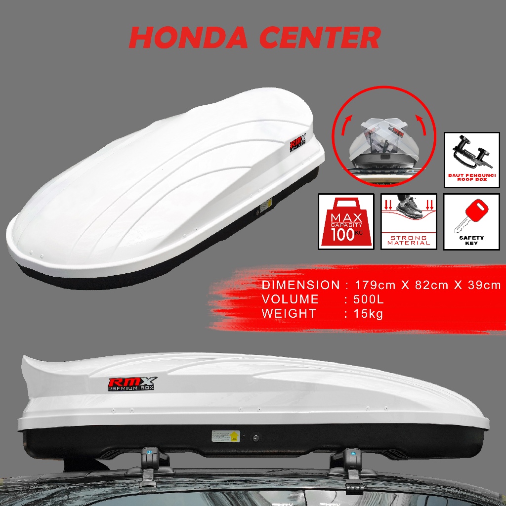Jual Roof Box Roofbox Rofbox Bagasi Atas Mobil Universal Rmx Premium ...