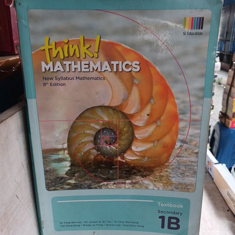 Jual THINK MATHEMATICS 8 EDITION 1B SECONDARY TEXTBOOK ,ORIGINAL ...