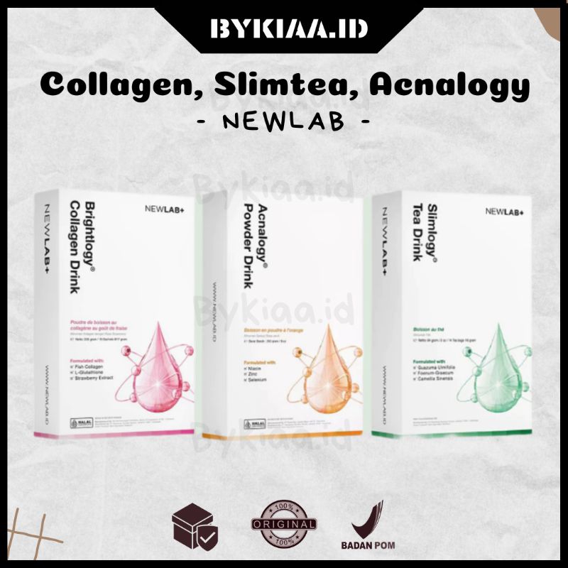 Jual [Newlab] Glutacoll-5500 Beaudelab Collagen Drink, C-Brightlogy ...