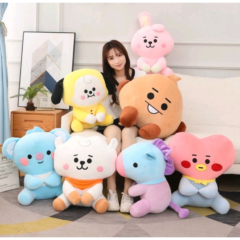 Jual PROMO BONEKA BTS JUMBO / BONEKA BTS TINGGI 55 CM | Shopee Indonesia