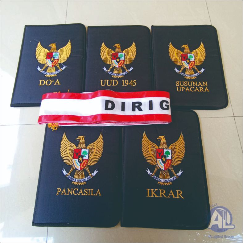 Jual MAP UPACARA 1 SET ISI 5 MAP BORDIR DAN 10 SEMPANG UPACARA | Shopee ...