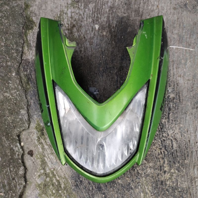 Jual panel depan Kawasaki ZX 130 plus lampu depan original | Shopee ...