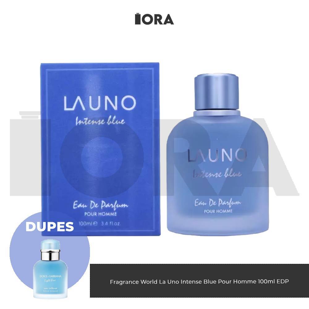 Jual FRAGRANCE WORLD La Uno Intense Blue Pour Homme 100ml EDP - Parfum ...