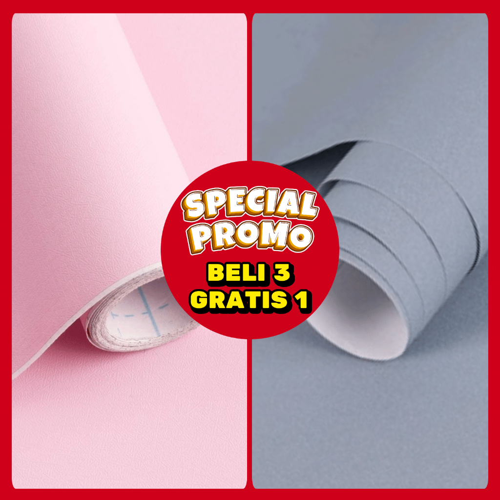 Jual PAKET PROMO Wallpaper Dinding Putih Polos Wallpaper Dinding Kamar ...