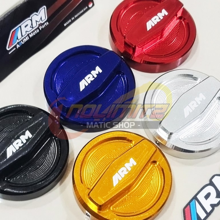 Jual Cover Tutup Tangki Bensin ARM Fuel Cap Bulat ADV PCX NEW NMAX ...