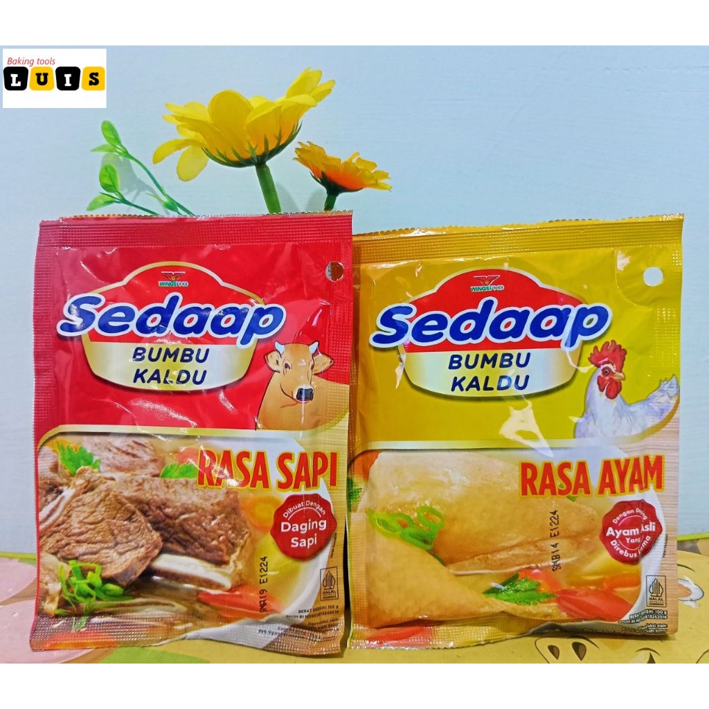 Jual Sedaap Kaldu Bubuk sedap Bumbu Kaldu Ayam Sapi 100 gr 1pcs ...