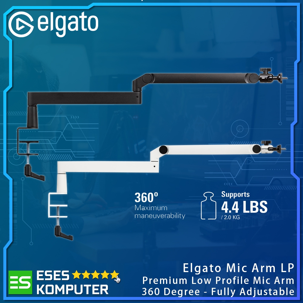 Jual Elgato Wave Mic Arm LP / Low Profile | Mic Arm Microphone | Shopee ...