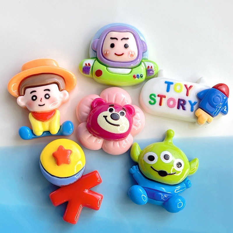 Jual 1set(6pcs) - Resin Clay Premium Glossy Toy Story Buzz Lotso Woody ...