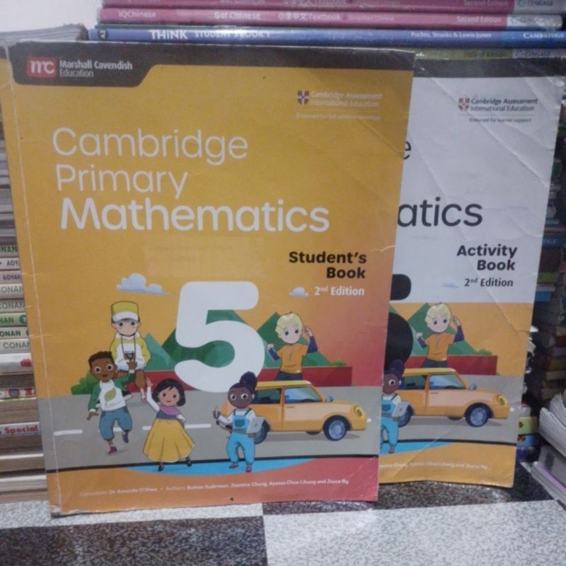 Jual Buku Cambridge primary Mathematics 5 Student's book-Activity book ...