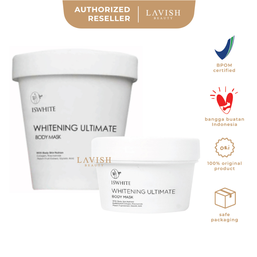 Jual ISWHITE Whitening Body Mask | Shopee Indonesia